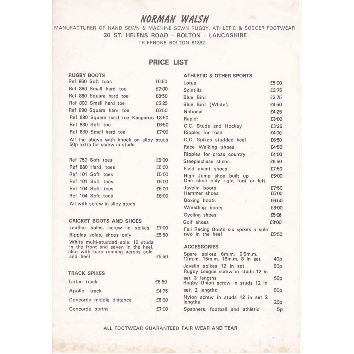 Norman Walsh | British-Made Sneakers Since 1961