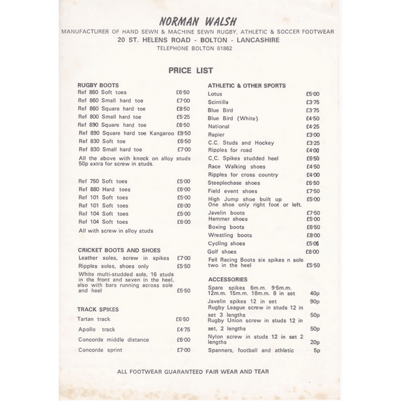 Norman Walsh | British-Made Sneakers Since 1961