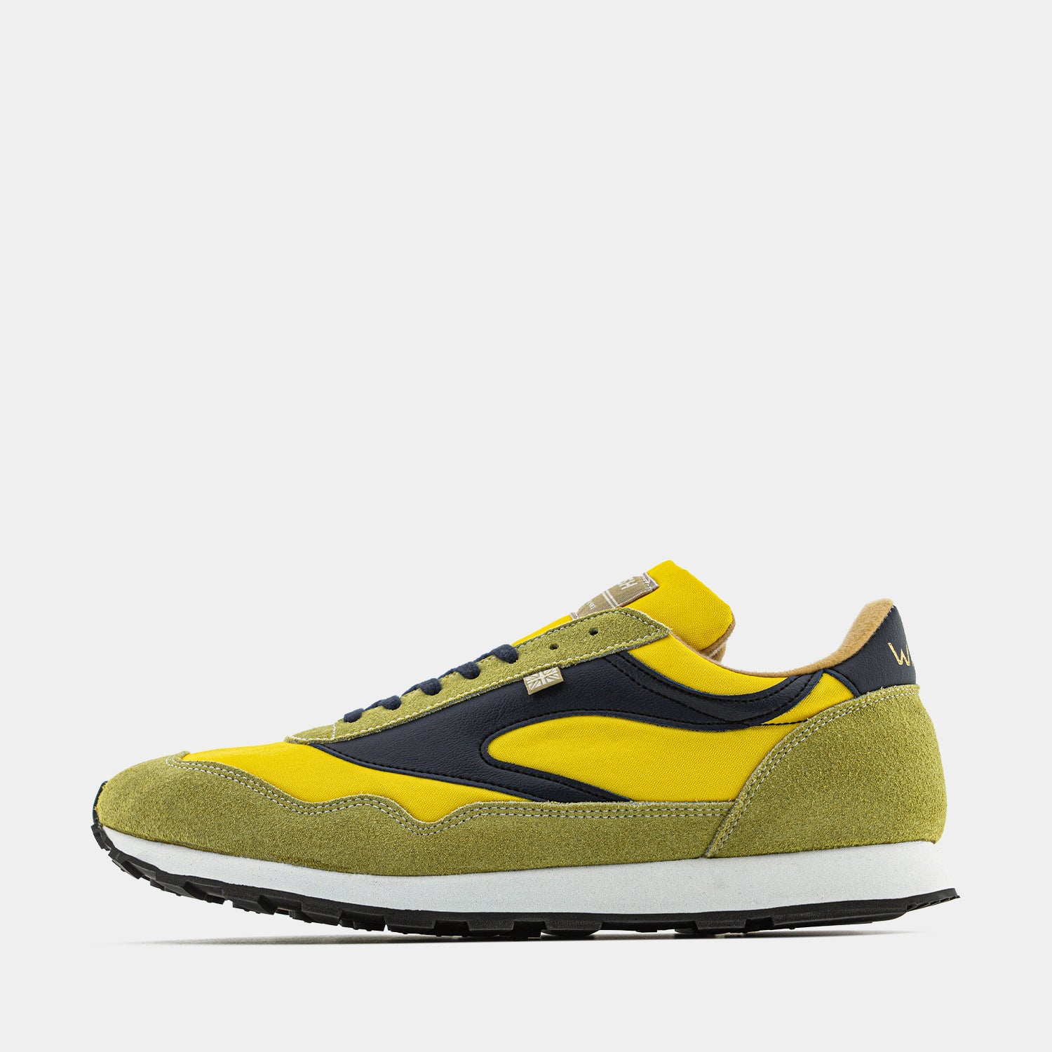 Norman Walsh - Retro Shoes - Ensign - Yellow Yellow Black - Handcrafted
