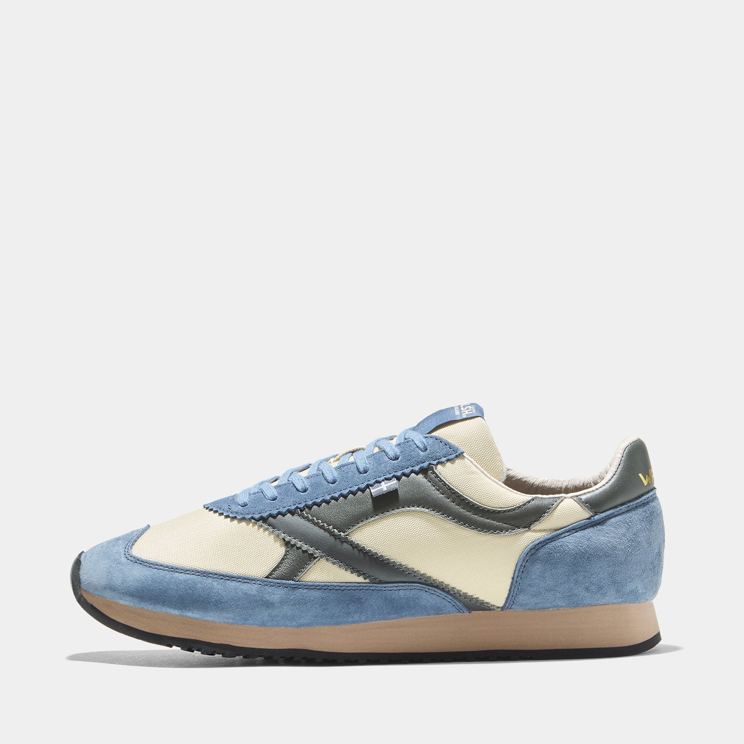 Norman Walsh - Retro Shoes - Whirlwind - Tan Navy - Made in UK