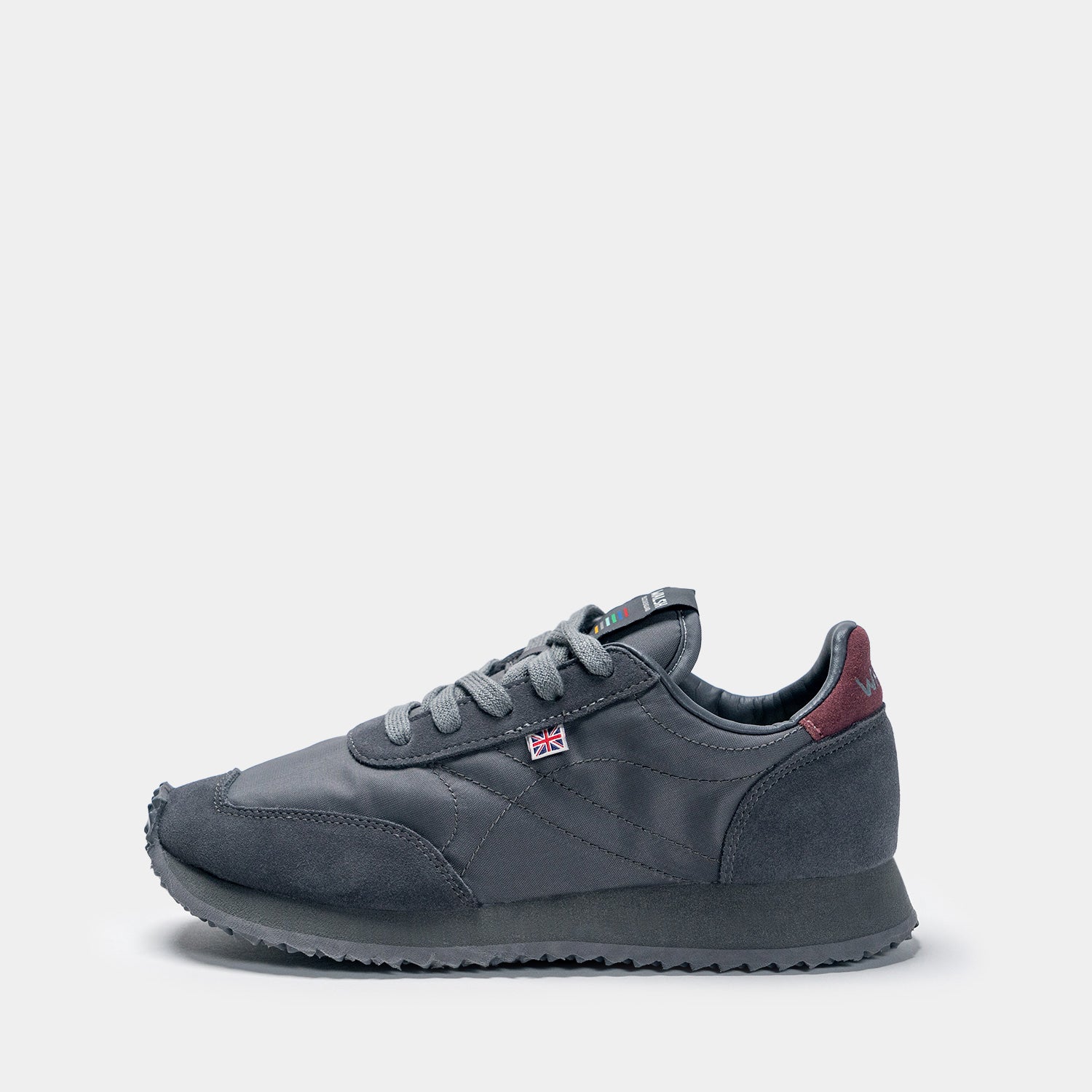 Norman Walsh - Heritage Shoes - Tornado Lite - Gray Burgundy - Handcrafted