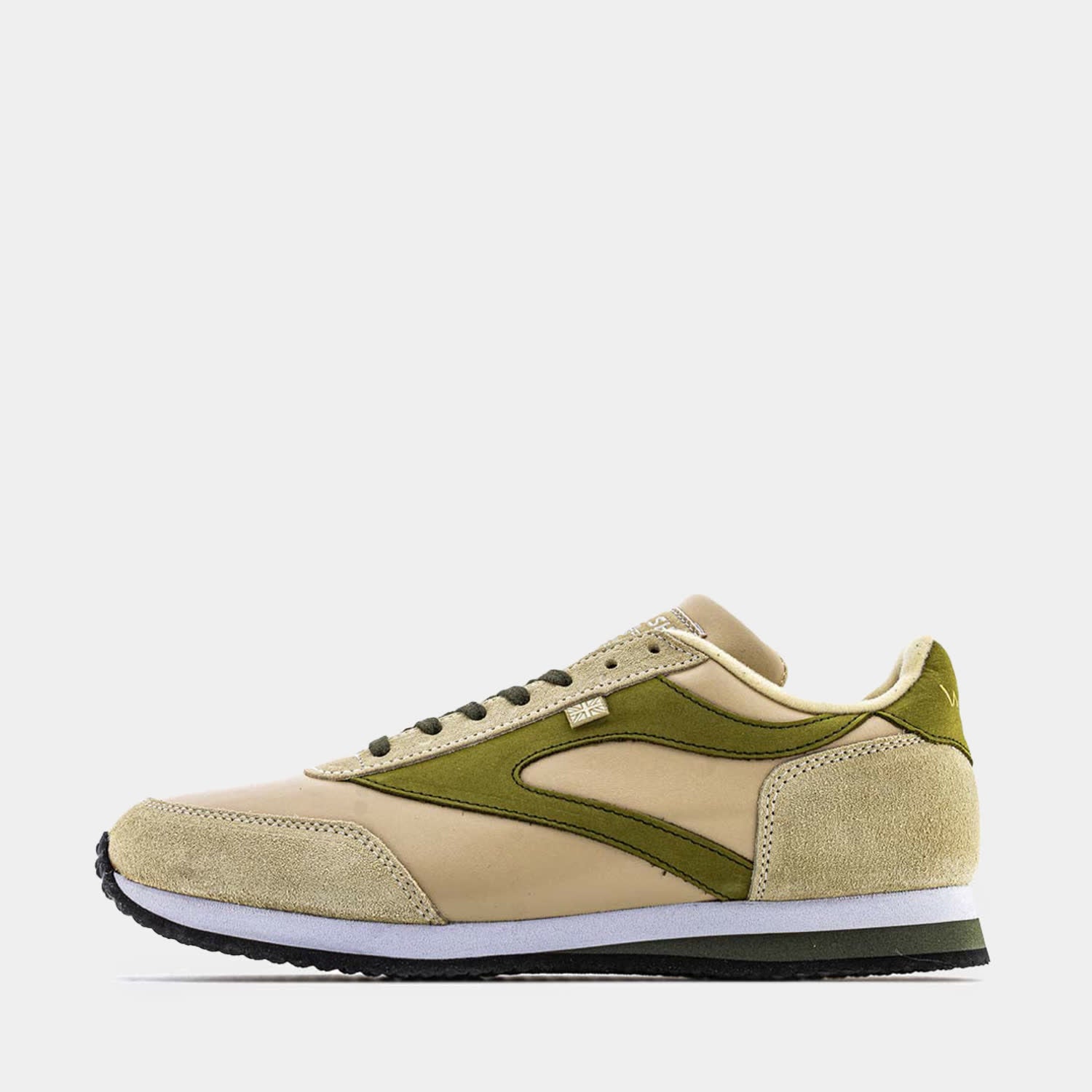 Norman Walsh - Revival Shoes - Horwich - Beige Olive - Made in UK