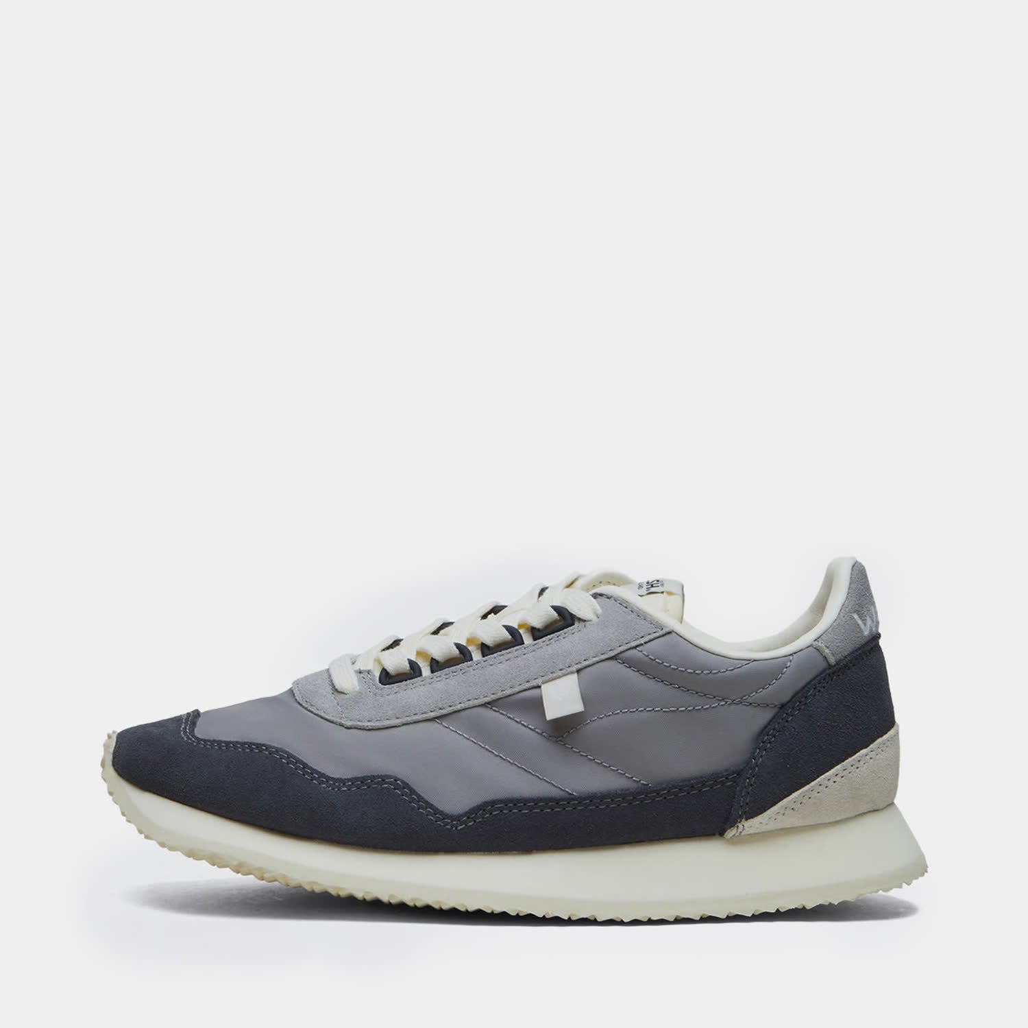 Norman Walsh - Retro Shoes - Ensign Lite - Grey & Dark - Handcrafted