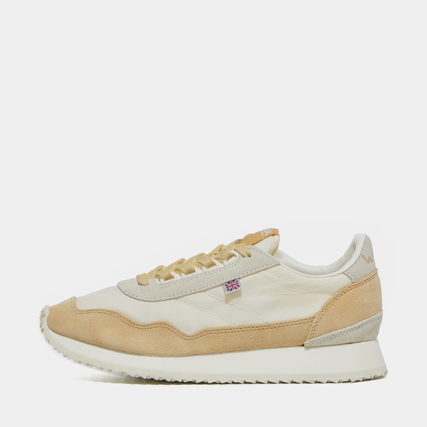 Norman Walsh - Retro Shoes - Ensign Lite - Beige&Yellow - Handcrafted