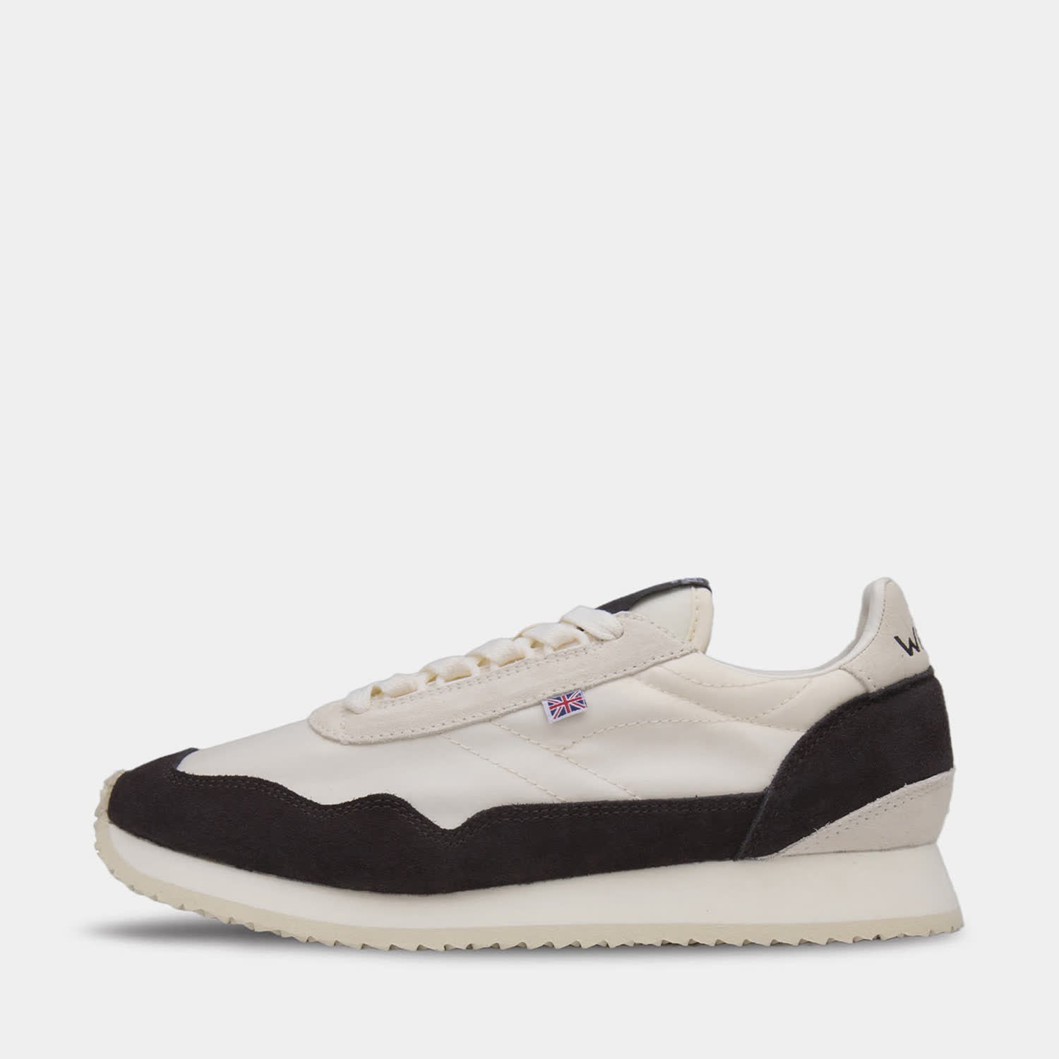 Norman Walsh - Retro Shoes - Ensign Lite - Beige & Grey - Handcrafted
